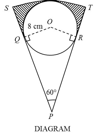 Circular Measure Long Questions Question SPM Additional Mathematics
