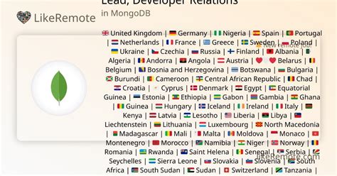 📩 Lead Developer Relations At 🏢 Mongodb 📍remote Job In 🇬🇧 United Kingdom Rlikeremote