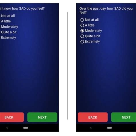 Example Microinteraction Ecological Momentary Assessment Question On Download Scientific