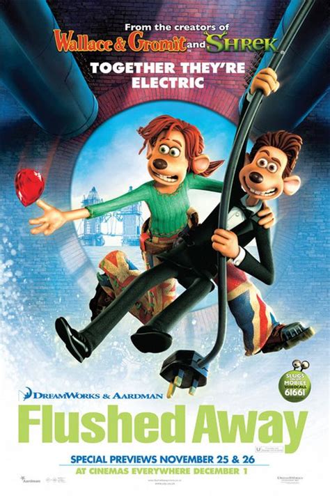 Flushed Away Movie Poster 6 Of 9 Imp Awards
