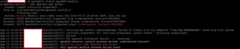 Server Cant Start Apache2 On Debian Stack Overflow