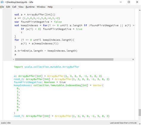 jupyter notebook nteract atom中配置scala交互式编程环境 靛青