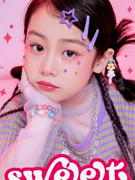 甜美俏皮的糖果系女孩 儿童摄影 多巴胺 花瓣网