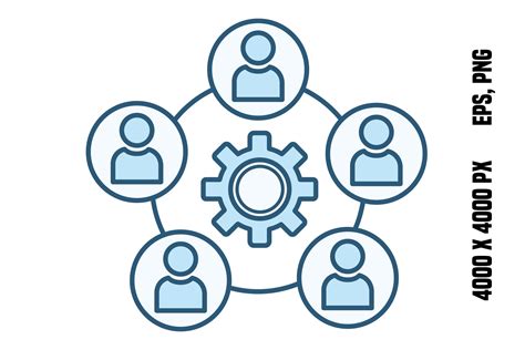 Colored Collaboration Icon Graphic By Yulidor · Creative Fabrica