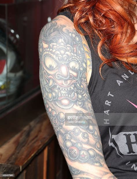Tattoo Artist And Television Personality Lea Vendetta Arrives At Hart