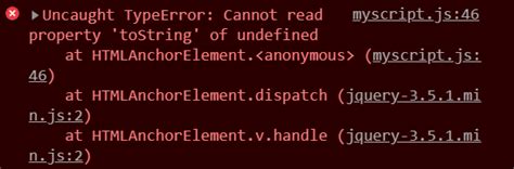 Jquery How Can I Deal With This Problem Typeerror Cannot Read