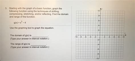 Solved Starting With The Graph Of A Basic Function Graph Chegg