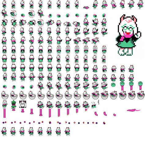 A Normal Ralsei Sprite Sheet Rralsei