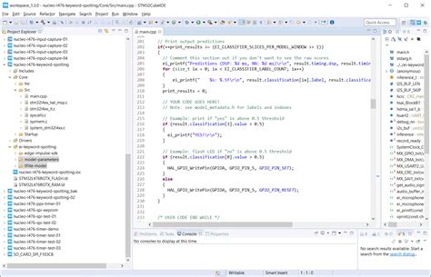 Ei Keyword Spottingembedded Demosstm32cubeidenucleo L476 Keyword