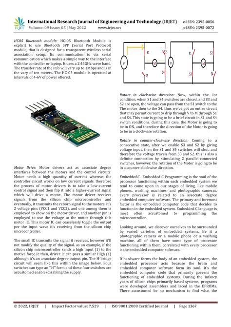 A Smart Voice Controlled Pick And Place Robot Pdf