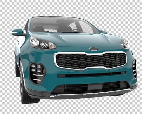 투명한 배경의 Suv 3d 렌더링 일러스트레이션 프리미엄 Psd 파일