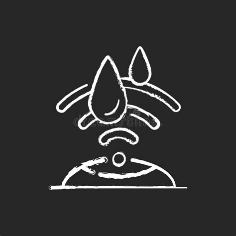 Water Sensor Line Icon Concept Water Sensor Flat Vector Symbol Sign Outline Illustration