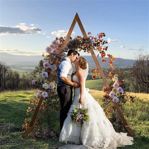 Wooden Wedding Arch 82ft Triangle Wedding Arch Wedding Arches For