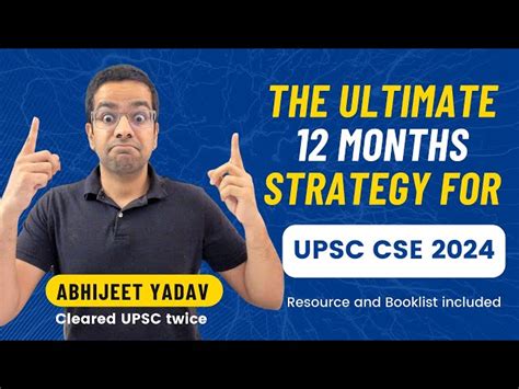 Months Best Strategy For Upsc Cse 2024 Upsc 2024 52 Off