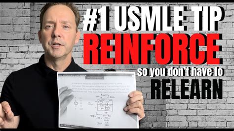 How To Reinforce What You Learn 1 Skill To Pass Usmle Exam Youtube