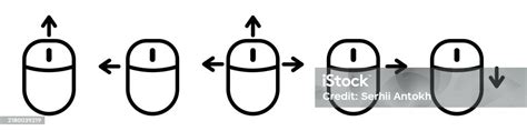 Computer Mouse Pointer Icon Set Computer Mouse With Arrow Vector Stock Illustration Download