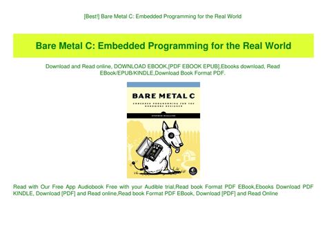 Ppt Best Bare Metal C Embedded Programming For The Real World Read Pdf Ebook Powerpoint