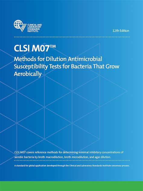 Clsi M07 Methods For Dilution Antimicrobial Susceptibility Tests For