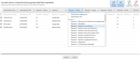 Importing Hourly Payments Using Csv File Brightpay Documentation