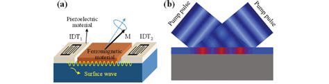 Color Online Schematic Illustrations Of The Surface Strain Wave