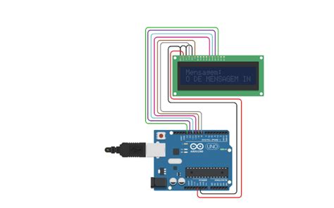 Circuit Design Tela Lcd 16x2 Tinkercad
