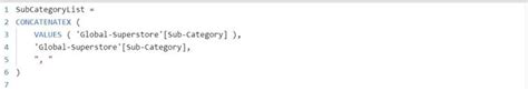 Concatenatex Function Dax Sql Bi Tutorials