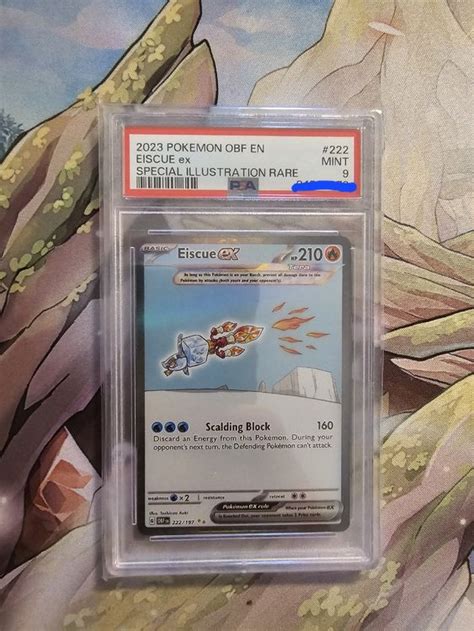 Psa 9 Eiscue Ex Spécial Illutration Rare Pokemon Neu Und Originalverpackt In Genève Für Chf 33