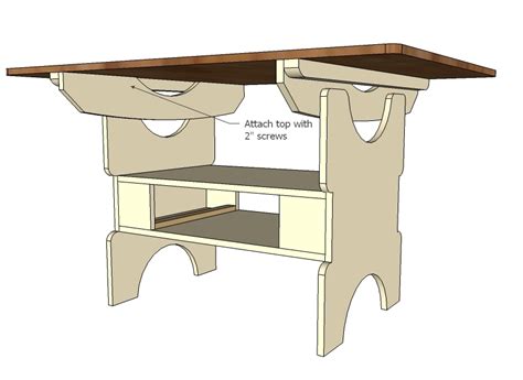 Vintage Storage Dining Table Ana White