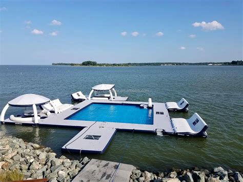 Inflatable Floating Island Ultimate Water Fun Experience