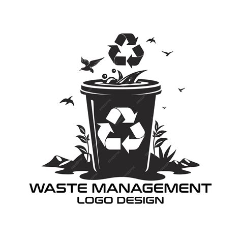 Premium Vector Waste Management Vector Logo Design