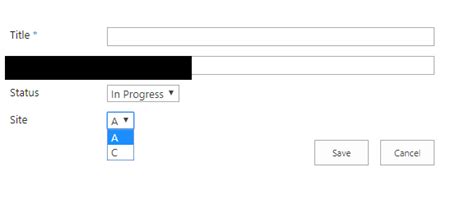 Sharepoint Online Conditional Drop Down List Selections Based On Prior Selections In Same List