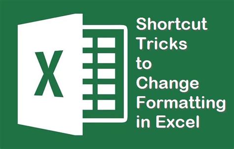 How To Use Shortcut Tricks To Change Formatting In Microsoft Excel