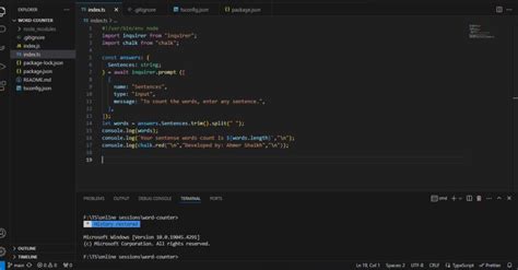Word Counter A Command Line Interface Tool Ahmer Rehman Posted On