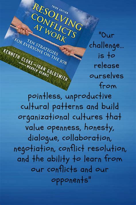 Resolving Conflicts At Work