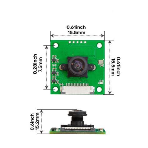 Arducam 5MP OV5647 Fisheye Camera For Raspberry Pi M8 Mount Lens Buy Online At Low Price In
