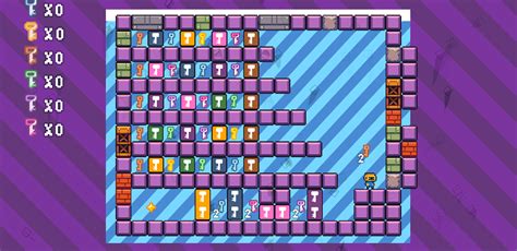 🕹️ play keydown game free online color key locked door maze video game