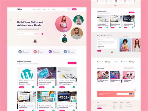 Lms Website Design By Ranu Hasan 🏅 On Dribbble