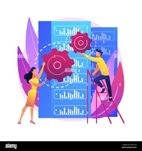 Big Data Job Abstract Concept Vector Illustration Stock Vector Image And Art Alamy