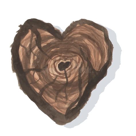 Slab Tree Vector Illustration Hand Drawing Stock Vector Illustration Of Hardwood Surface