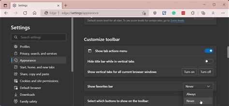How To Show Or Hide The Bookmarks Bar In Chrome Edge Firefox Vivaldi And Opera On Windows