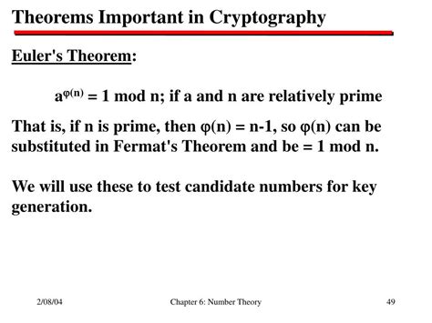 PPT CHAPTER NUMBER THEORY Topics Prime Numbers Relative Prime Numbers Modular