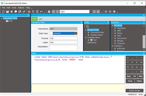 Baq Calculated Field Bad Sql Sometimes Yes Sometimes No Epicor