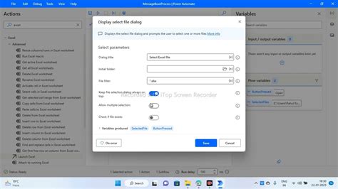 Power Automate Desktop All Features Of Display Select File Dialog