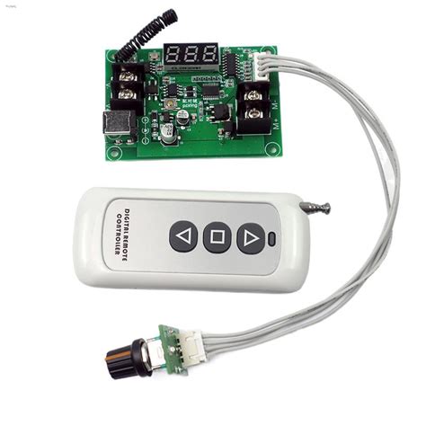 433m wireless remote control dc motor governor 12v24v pwm stepless