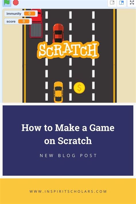 How To Make A Game On Scratch Inspirit Scholars Scratch Coding