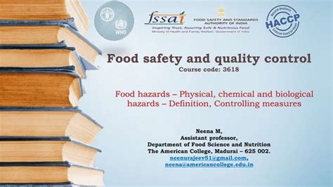 Food Safety And Quality Controlpptx