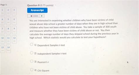 Solved What Does A Researcher Do When The Results Of A