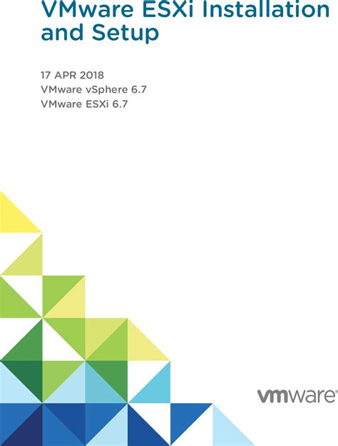 Vmware Esxi Installation And Setup Vmware Vsphere 67 67 Iag En