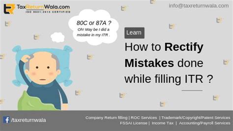 How To Rectify Mistakes Done While Filling Itr Tax Services Income