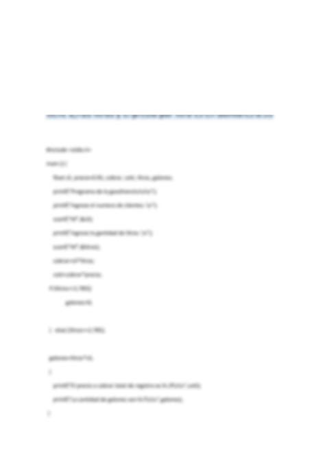 SOLUTION Ejercicio De Algoritmo Programacion Studypool